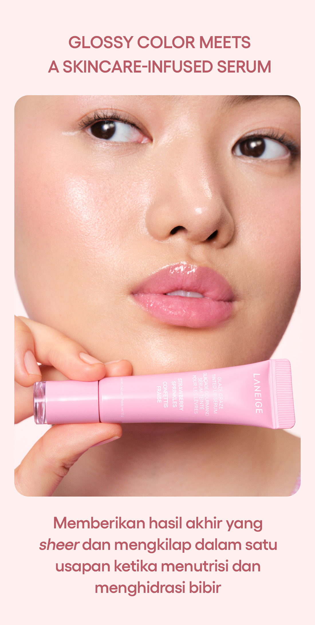 Jual LANEIGE Glaze Craze Tinted Lip Serum - Raspberry Jam 12g - Lip ...