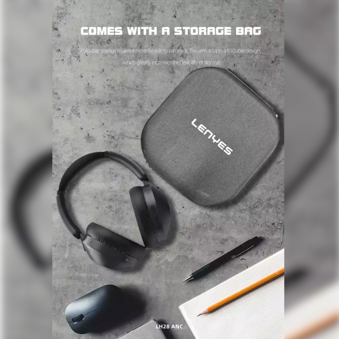 Jual LENYES LH-28 Wireless Headset Bluetooth Kualitas Premium Hybrid ...