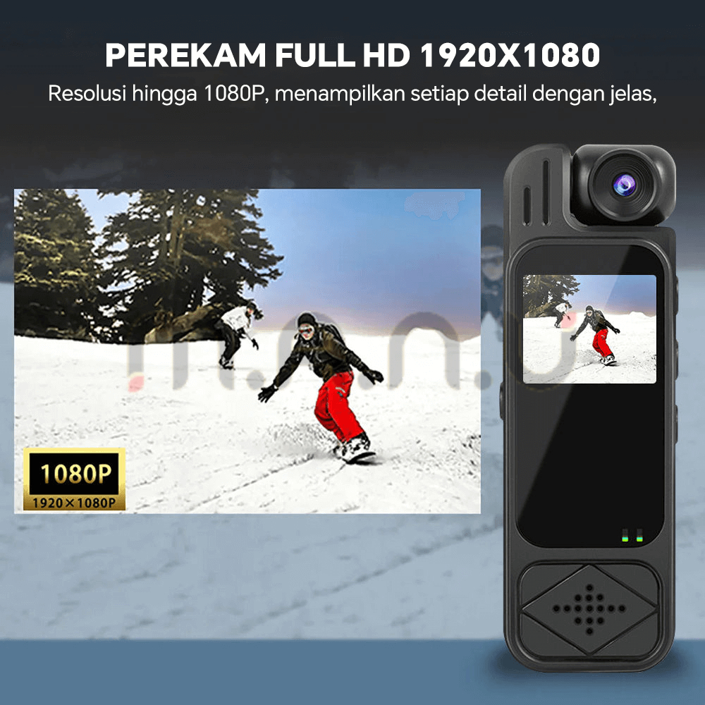 Jual Manu Mini Kamera HD 1080P Camcorder Layar 1.3" Dapat Diputar 180 ...
