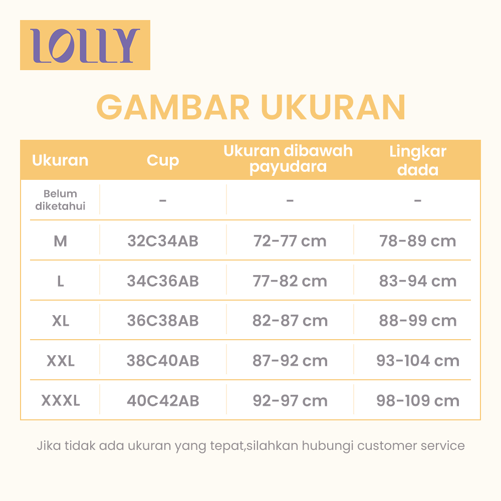 Jual LOLLY Bra Wanita Ukuran Besar dengan Cup Tipis Model Telinga ...