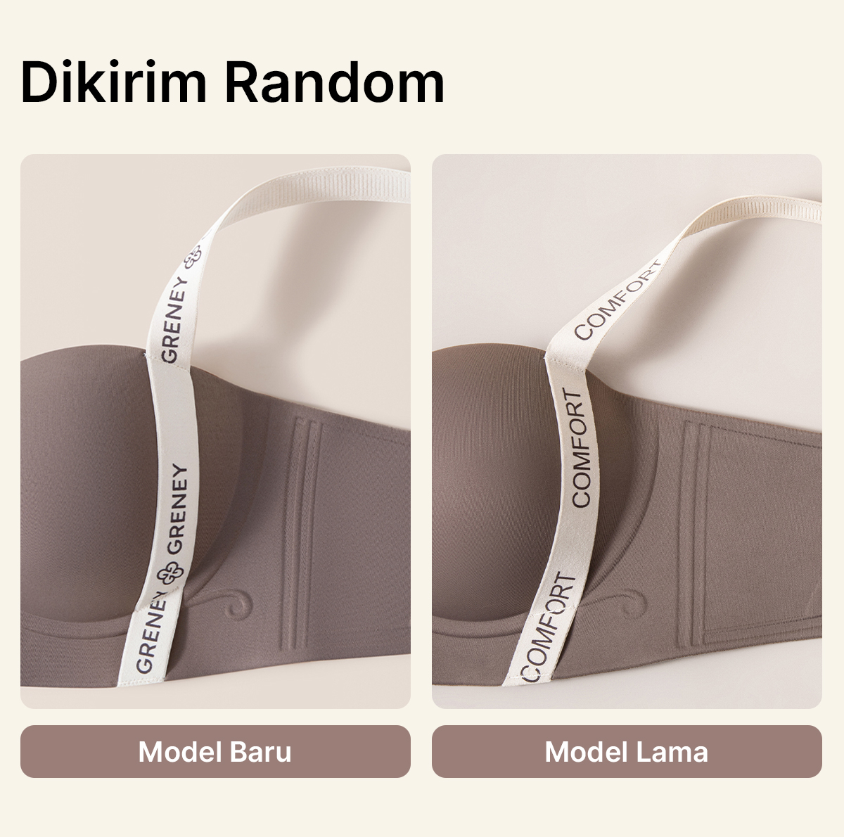 Jual Greney-Bra Love Push Up Cup Bulat 3D Mengumpul Tanpa Jejak ...