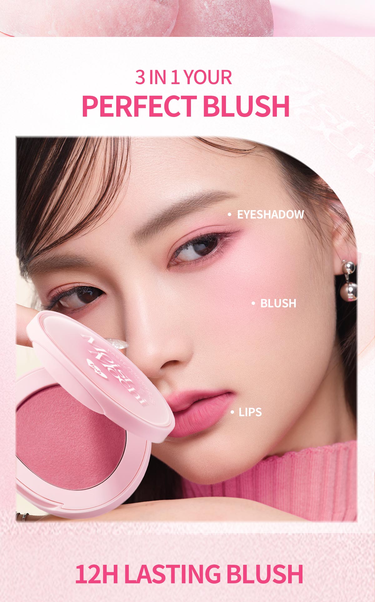 Jual [NEW SHADE] BNB barenbliss Moist Mochi Paste Powder Blush 4.5g ...