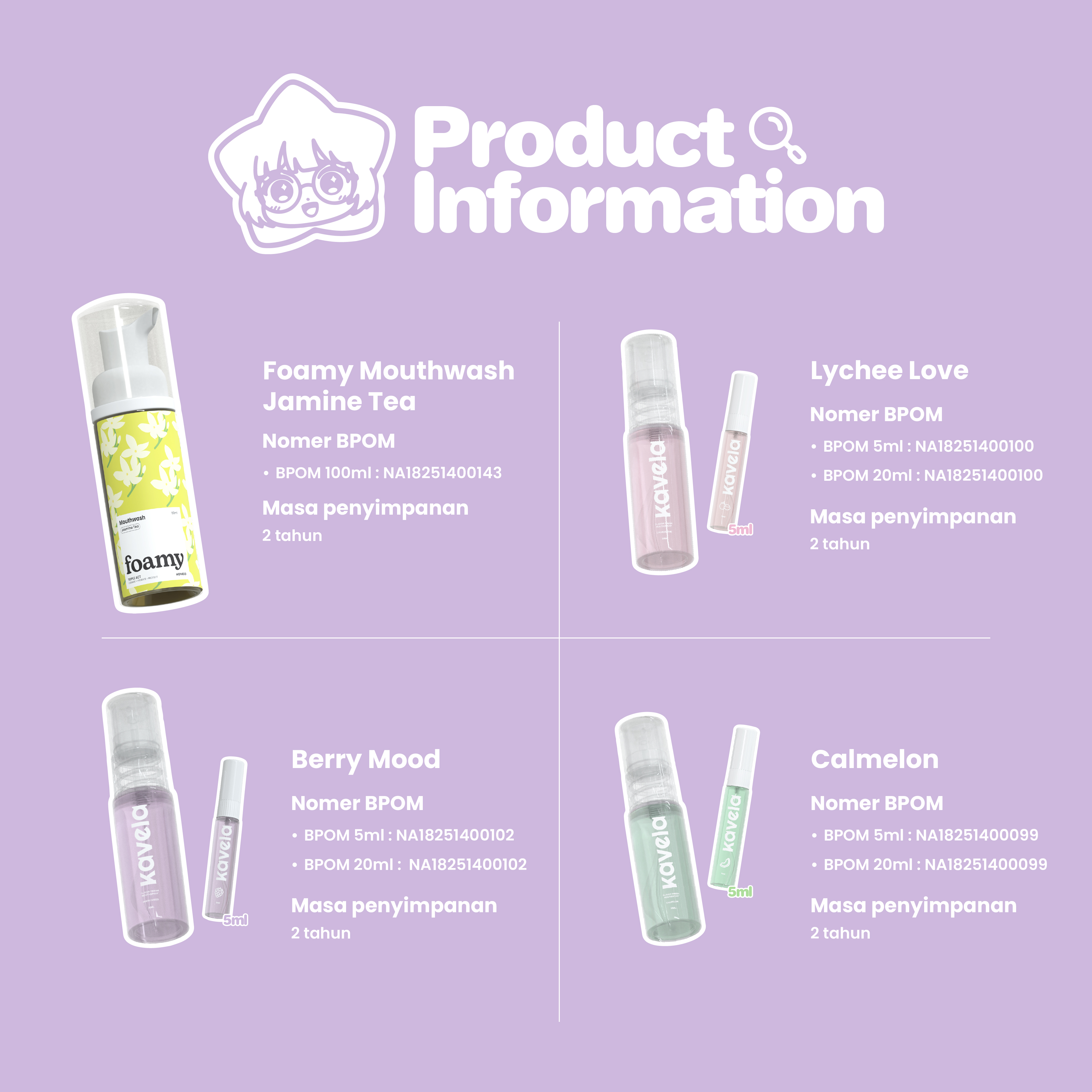 Jual KAVELA Flavor Fresh Lychee Love Mouth Spray - Mouth Spray Mulut ...