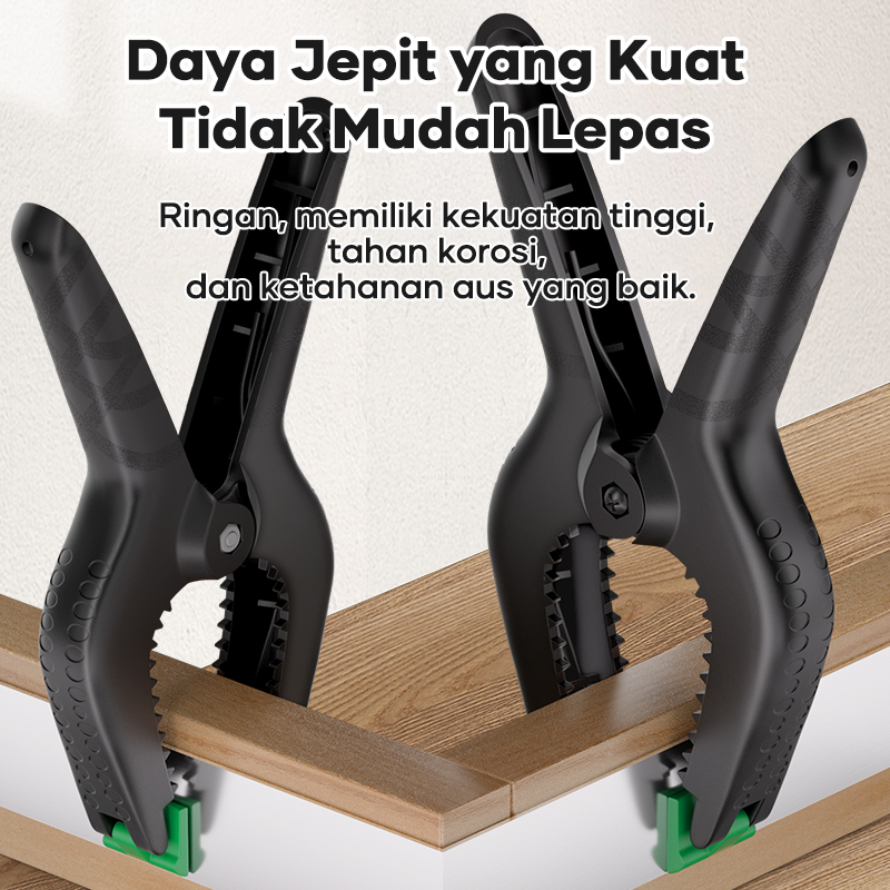 Jual ISKU Spring Clamp Tipe A Klem Kayu Multifungsi Alat Jepit Kayu ...