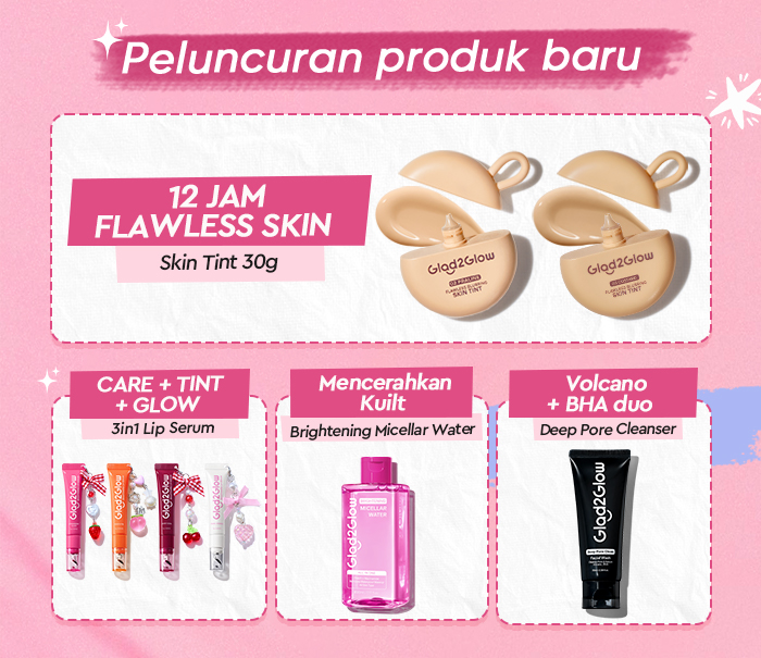 Jual Glad2Glow Perfect cover cushion Setting dengan kandungan skincare ...