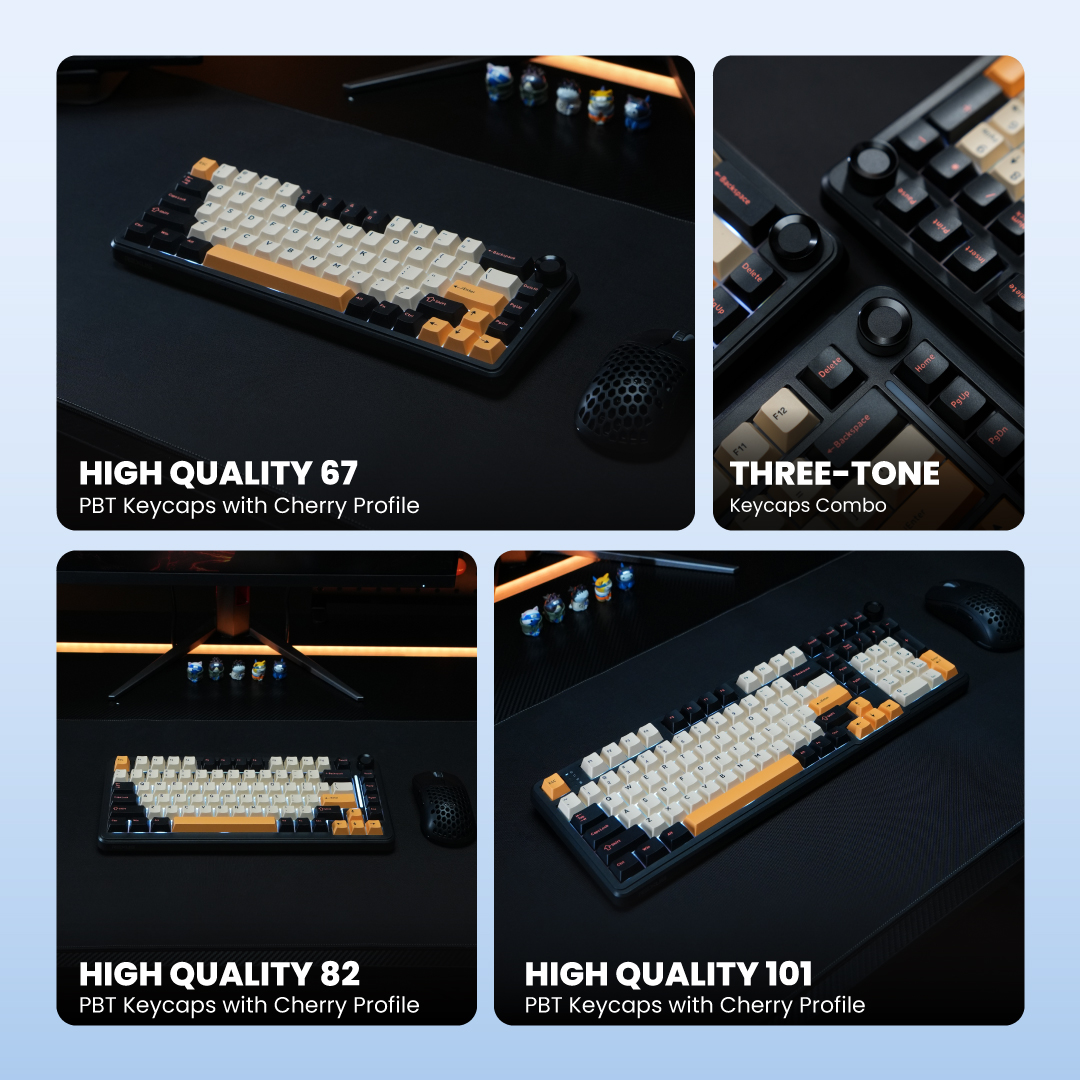 Jual Rexus Aether Keyboard Gaming Mechanical Wireless Triple Mode ...