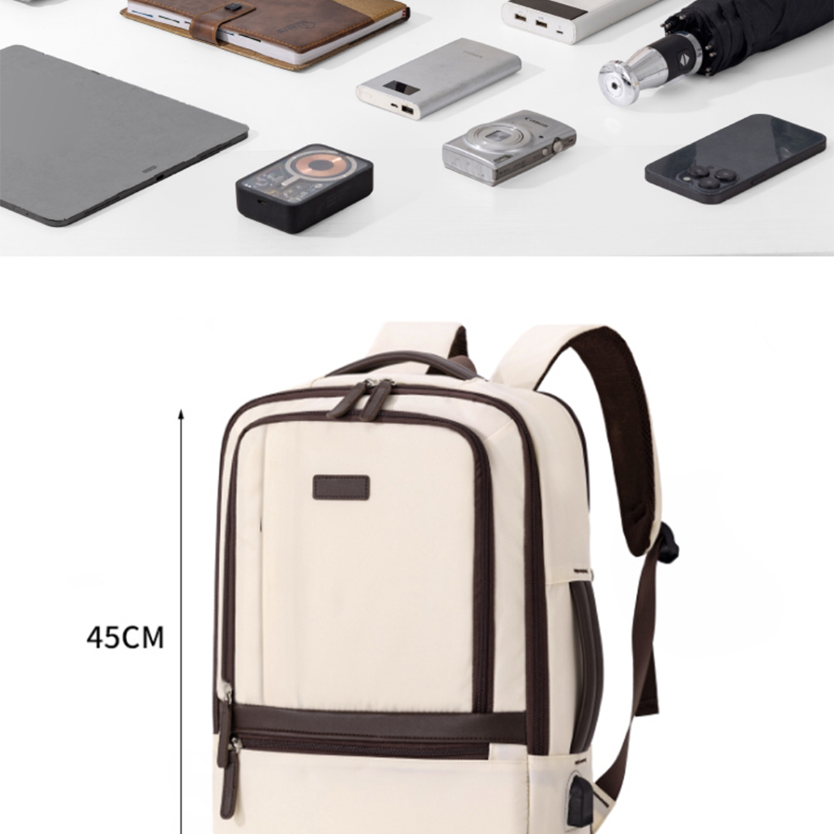Jual LEXY Expandable Tas Ransel Laptop 16 inch Waterproof Tas Ransel ...
