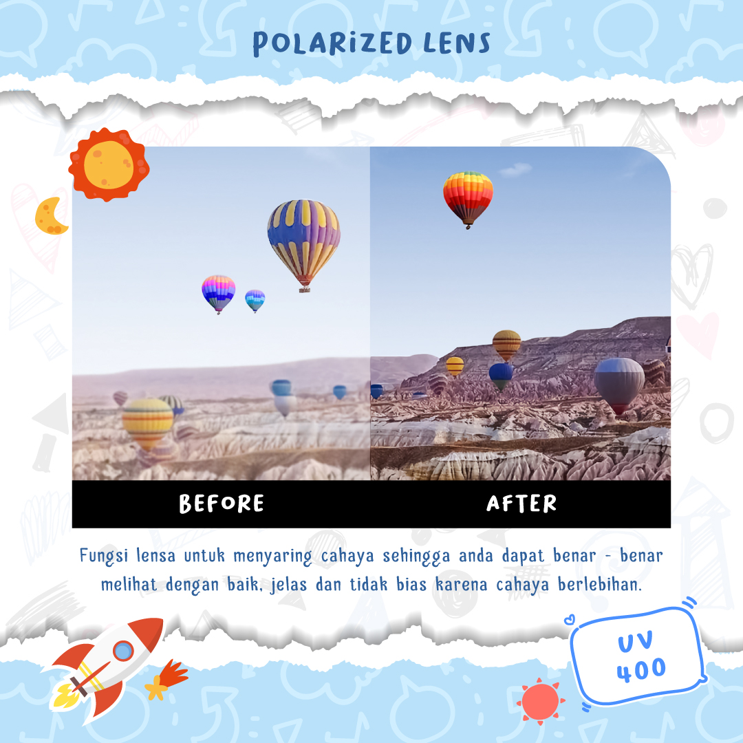 Jual KIGO Kacamata Hitam Anak Sunglasses Anti Silau UV400 Polarixed ...