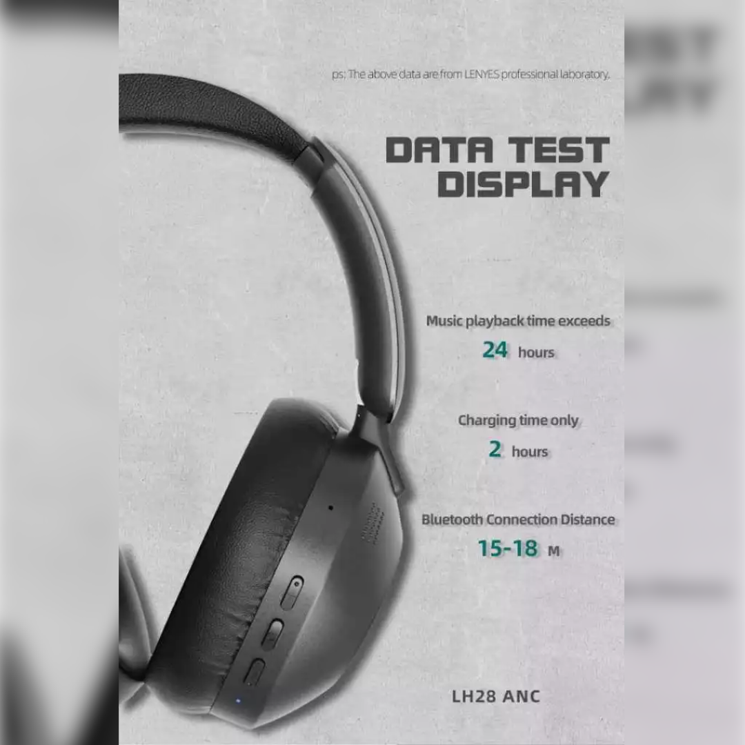 Jual LENYES LH-28 Wireless Headset Bluetooth Kualitas Premium Hybrid ...