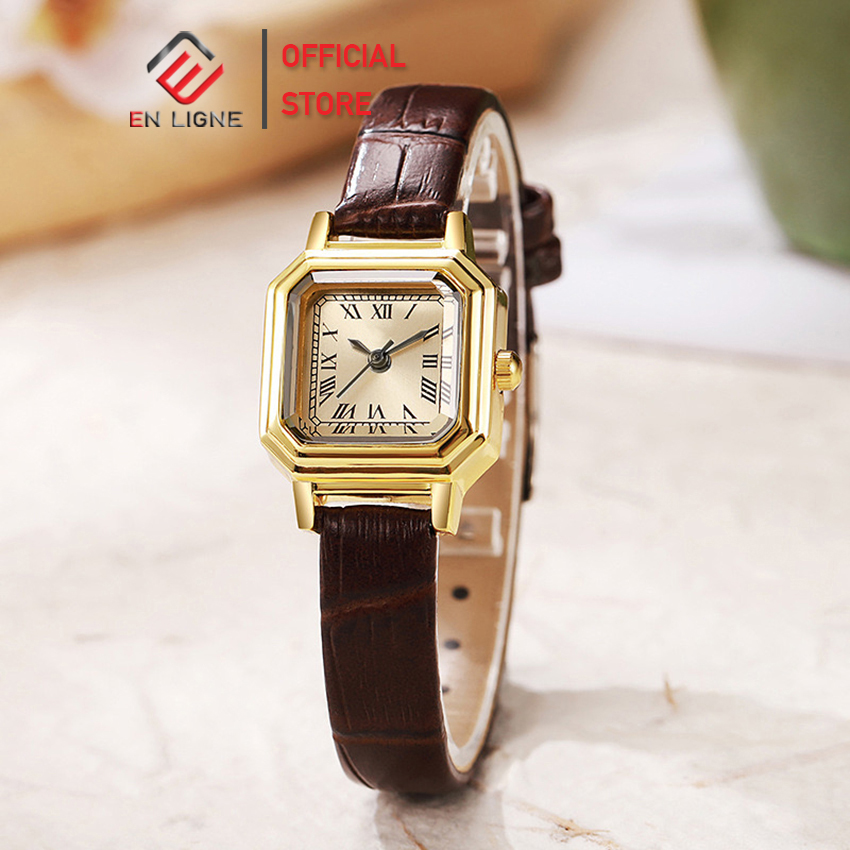 Jual En Ligne - Jam Tangan Kotak Kecil Mini - Gaya Korea Analog Quartz ...
