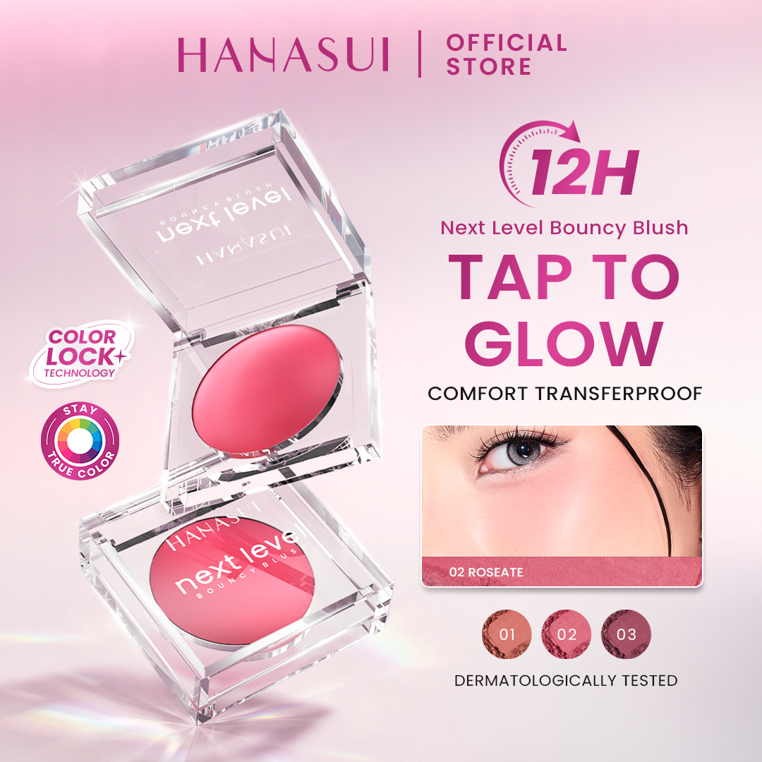 Jual Hanasui Next Level Bouncy Blush - Super Bouncy Blush Long Lasting ...