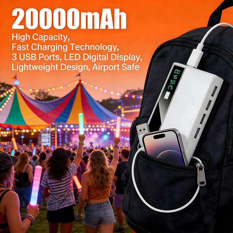 Jual LIANGWE LENTIVEN Powerbank Mini Fast Charging 20000mAh With Port ...