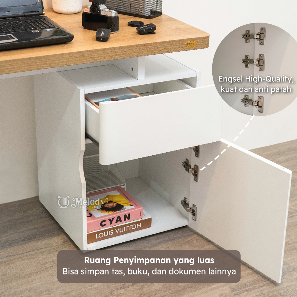 Jual Melody Furniture - Meja Kerja Meja Belajar Minimalis Modern ...