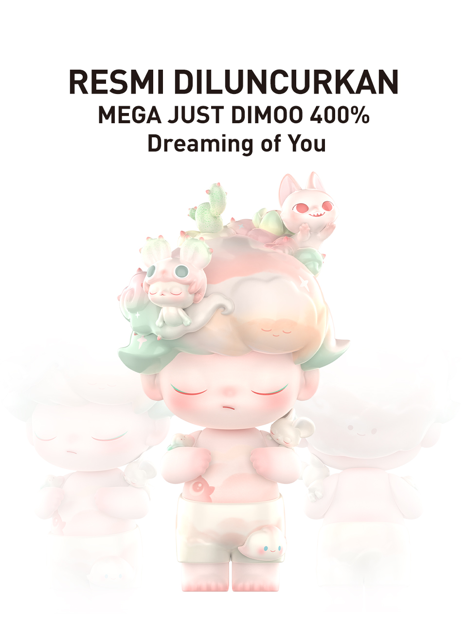 Jual POP MART MEGA JUST DIMOO 400% Dreaming of You Limited Edition ...
