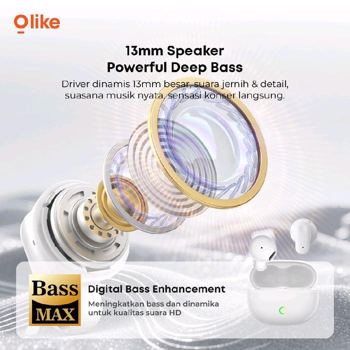 Jual Olike T206 TWS True Wireless Earbuds Headset Bluetooth 6.0 IPX4 ...