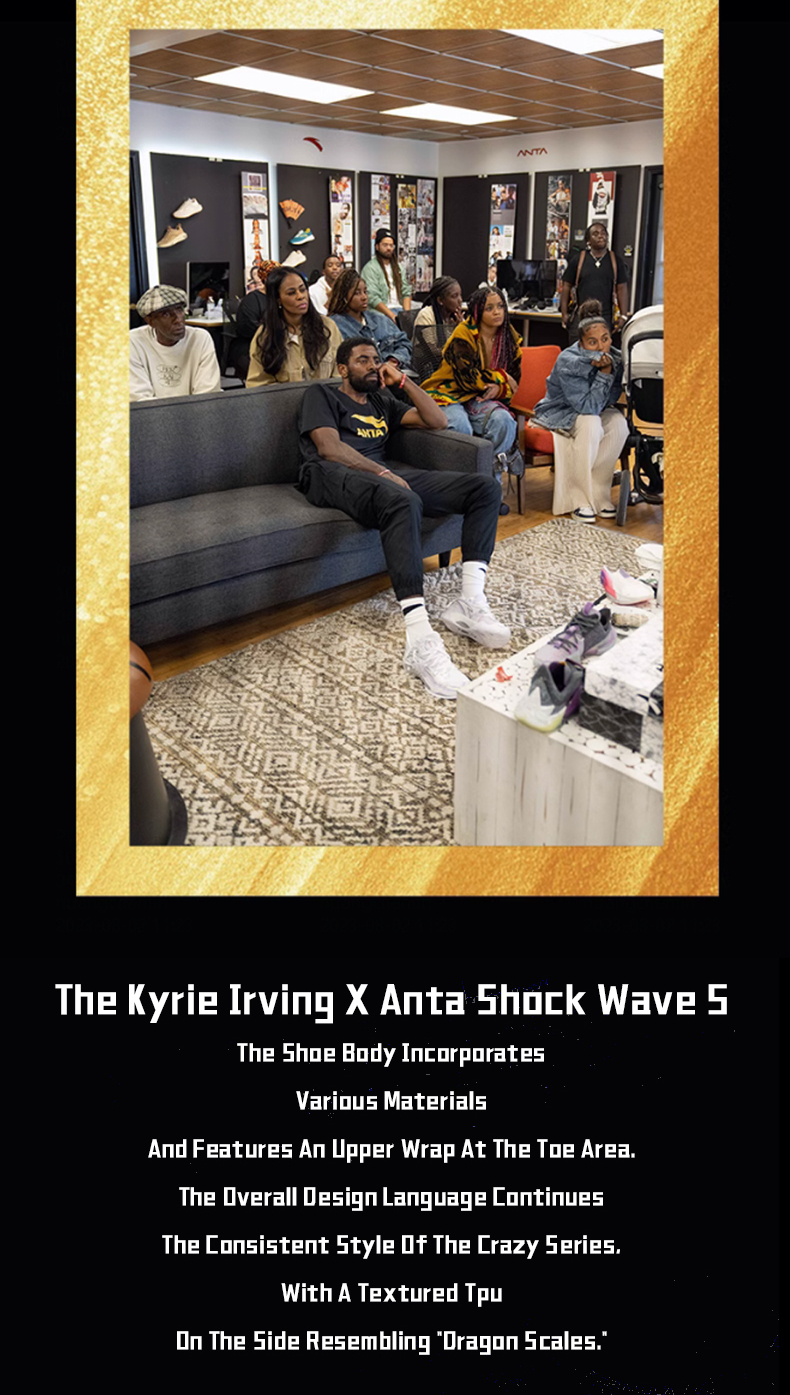 Jual ANTA x Kyrie Irving Shock Wave 5 Sepatu Basket Pria Original Men ...