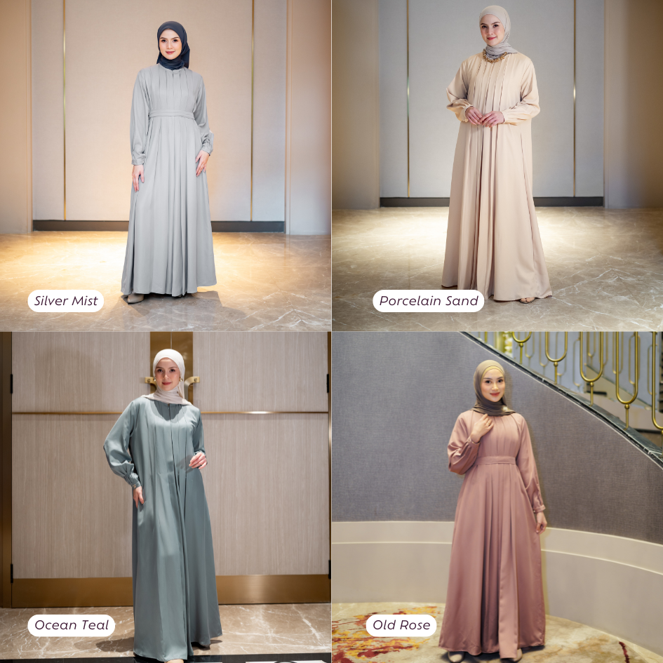 Jual Odelia - Noor Drapery Dress | Koleksi Raya Baju Lebaran | Gamis ...