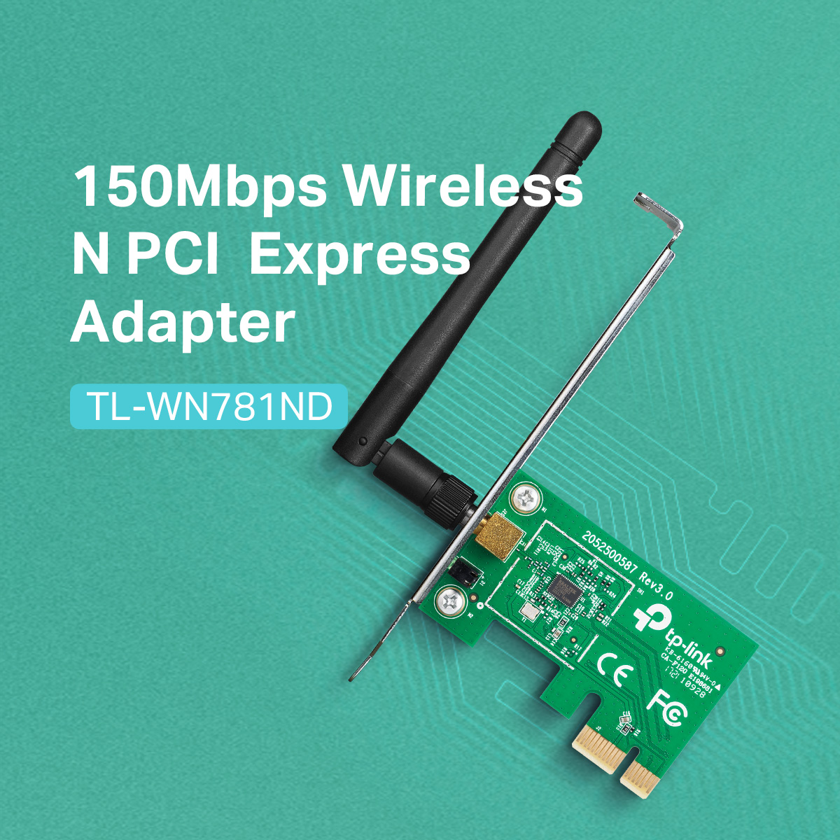 Jual TP-LINK TL-WN781ND | 150Mbps Wireless N | PCI Express Adapter ...