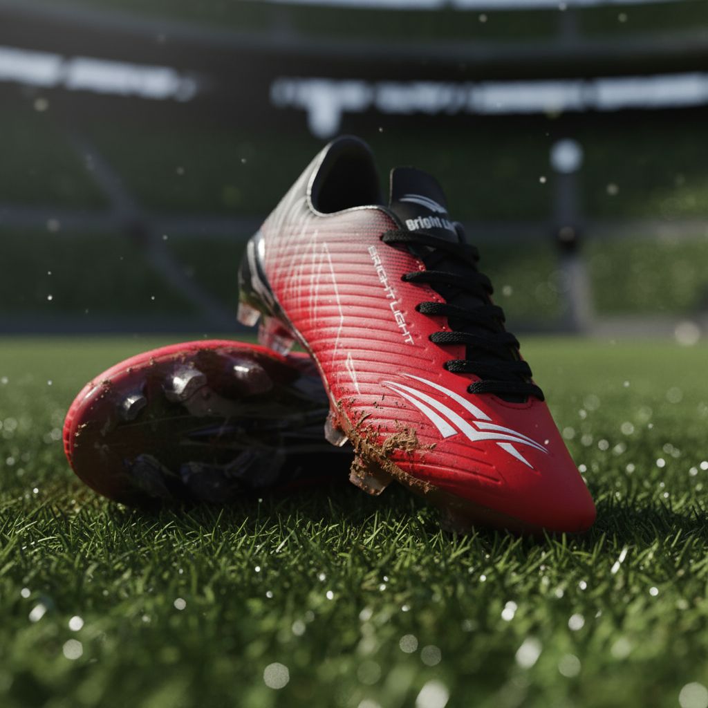 Jual Bright Light - Sepatu Sepak Bola Reborn Merah Hitam Original ...