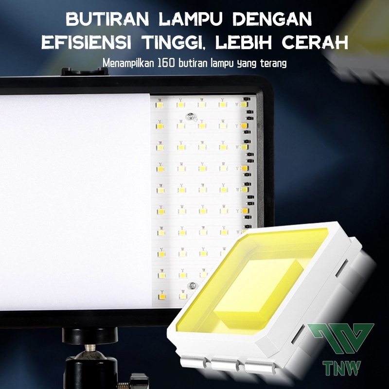 Jual TNW LED Panel Lampu 6/8 Inch Video Light Fotografi Lampu RGB ...