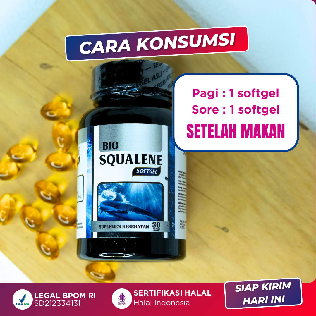 Jual Bio Squalene dari Ekstrak Minyak Ikan Hiu Squalene Fish Oil Asli ...