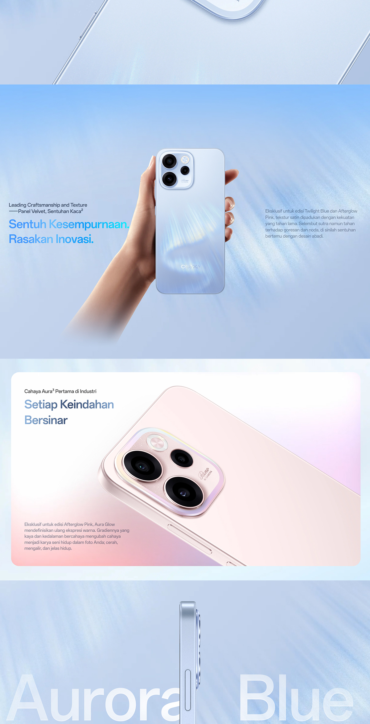 Jual OPPO Reno15 F 5G 8/256GB (8GB+8GB Extended RAM) 50MP Ultra Wide ...