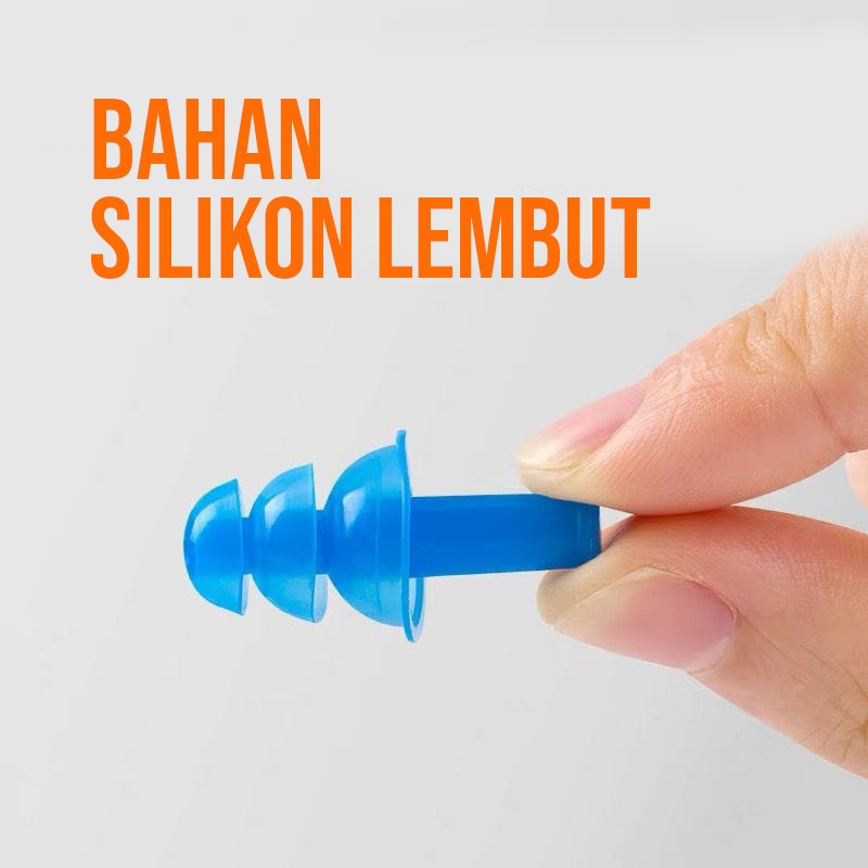 Jual BBAK Nose Clip Ear Plug Klip Penutup Hidung Untuk Renang Bahan ...