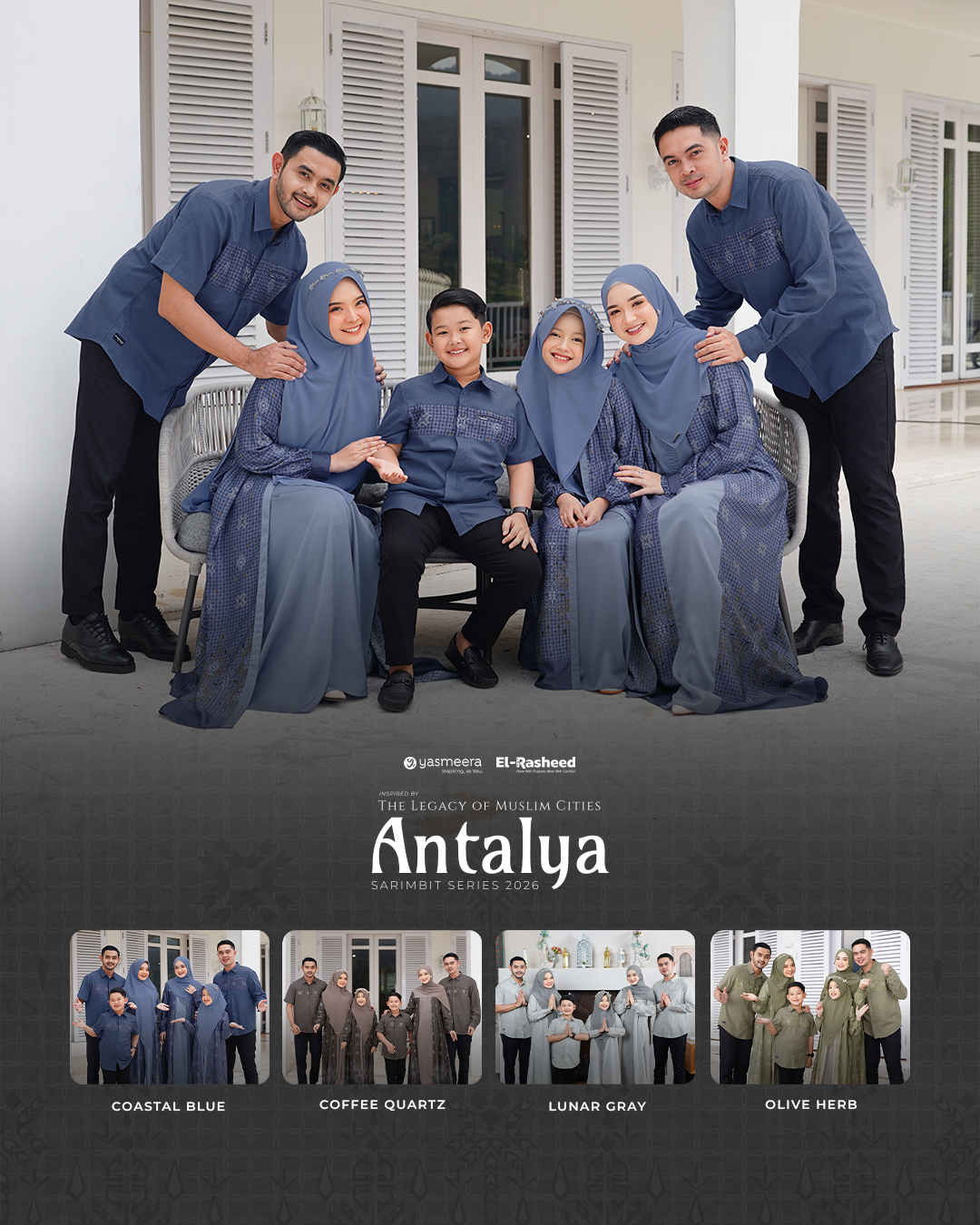 Jual [ READY STOCK ] SARIMBIT 2026 ANTALYA SERIES - COASTAL BLUE ...