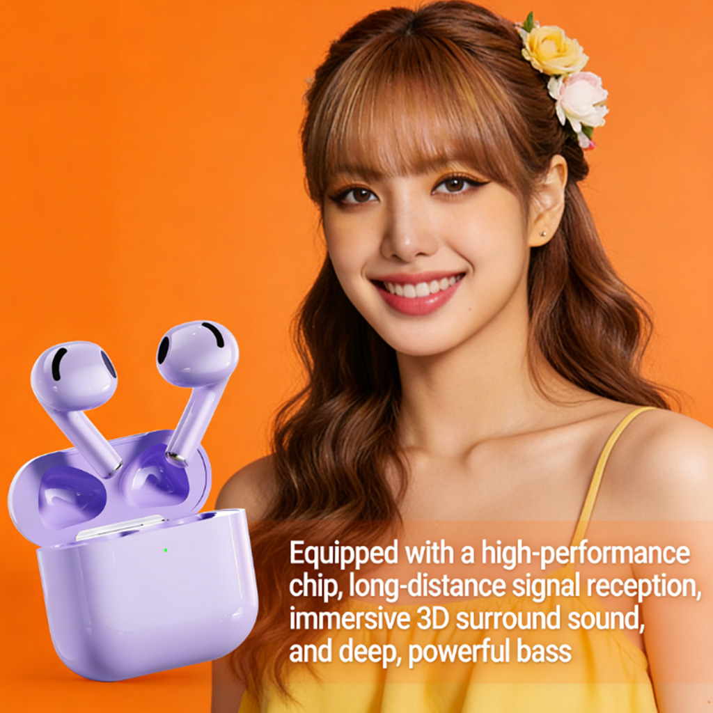 Jual LENTIVEN HEADSET Earbuds TWS Wireless Earphone Bluetooth 5.4 Hi ...