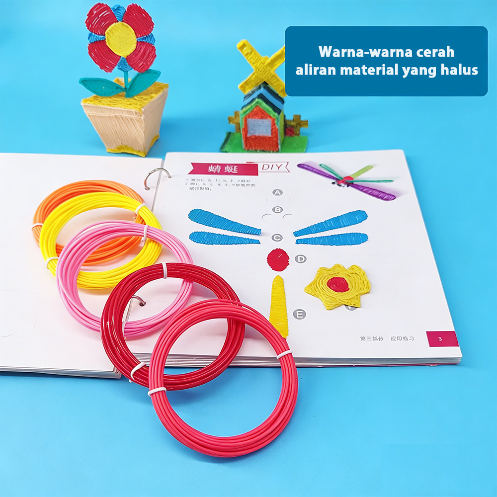 Jual Tatajoy Bahan Pena Cetak 3D - 20M (Warna Acak) | Shopee Indonesia