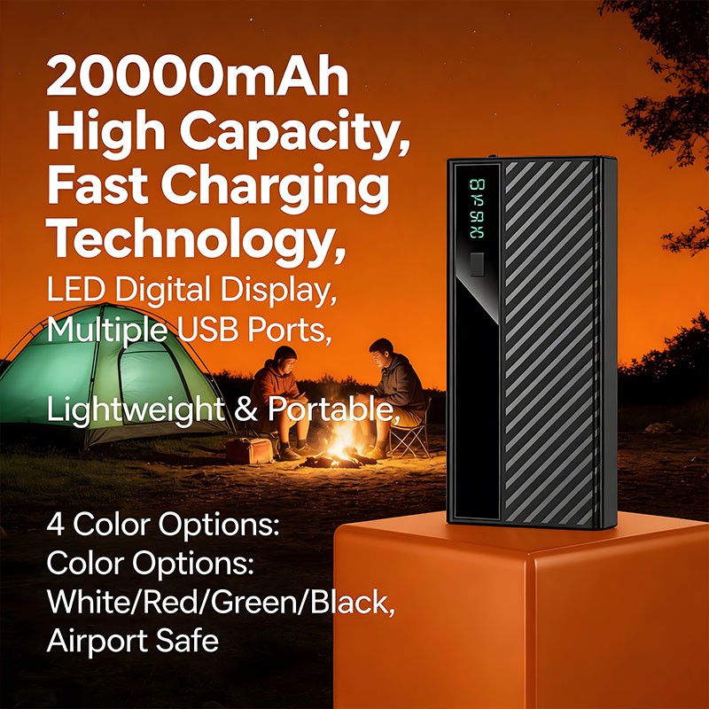 Jual LENTIVEN Powerbank Mini Fast Charging 20000mAh With Port and Cable ...