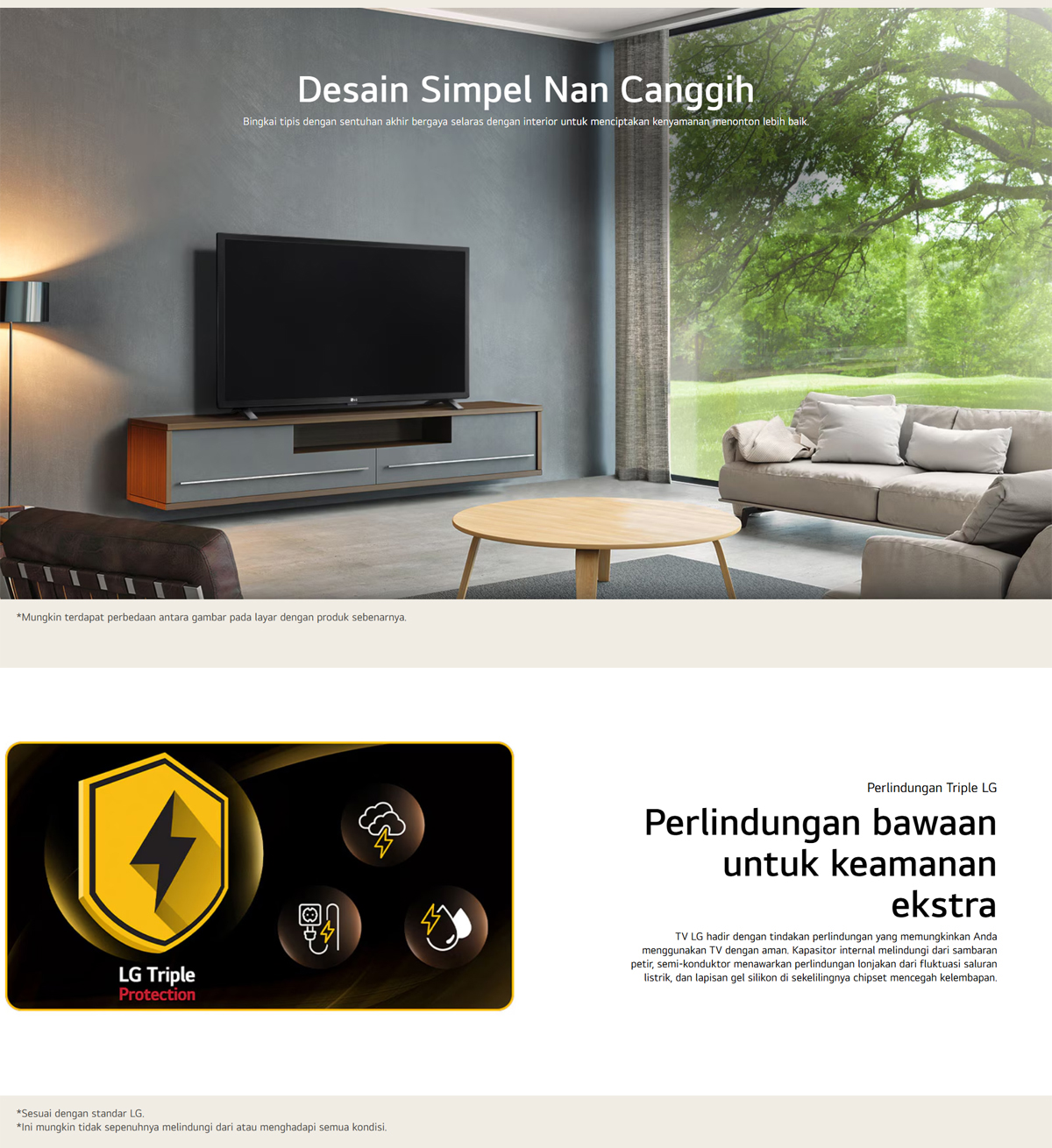 Jual LG Digital TV HD 1080p 2026 Dynamic Color - 60 Hz Native Refresh ...