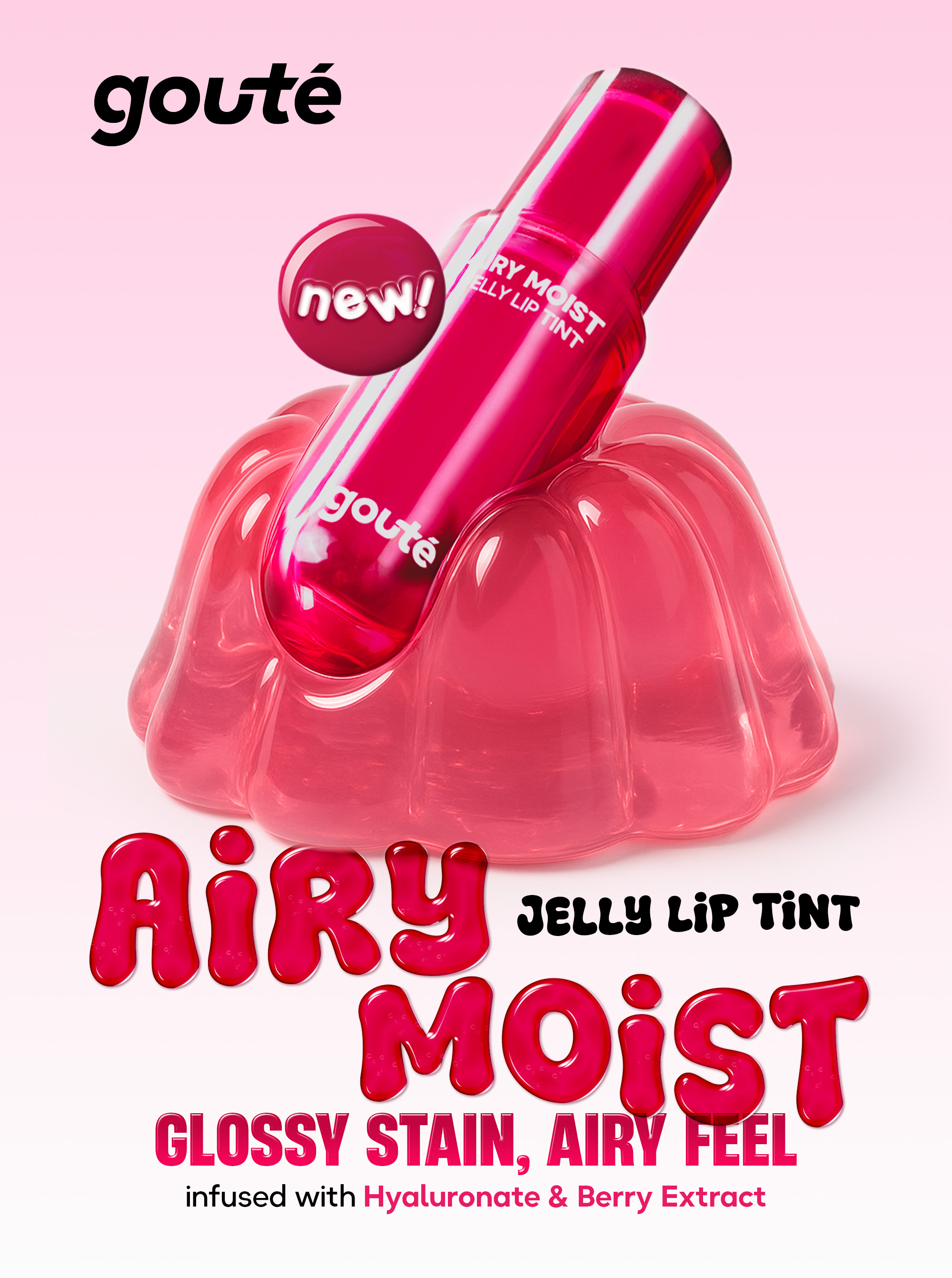 Jual Goute Airy Jelly Lip Tint Stain - Light Moist | Long Lasting up ...