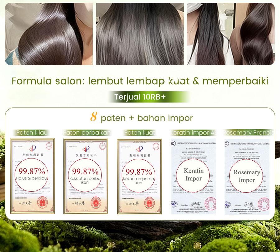Jual Cantik Hutan Krim Pelurus Rambut Kering & Rusak | Hair Mask ...