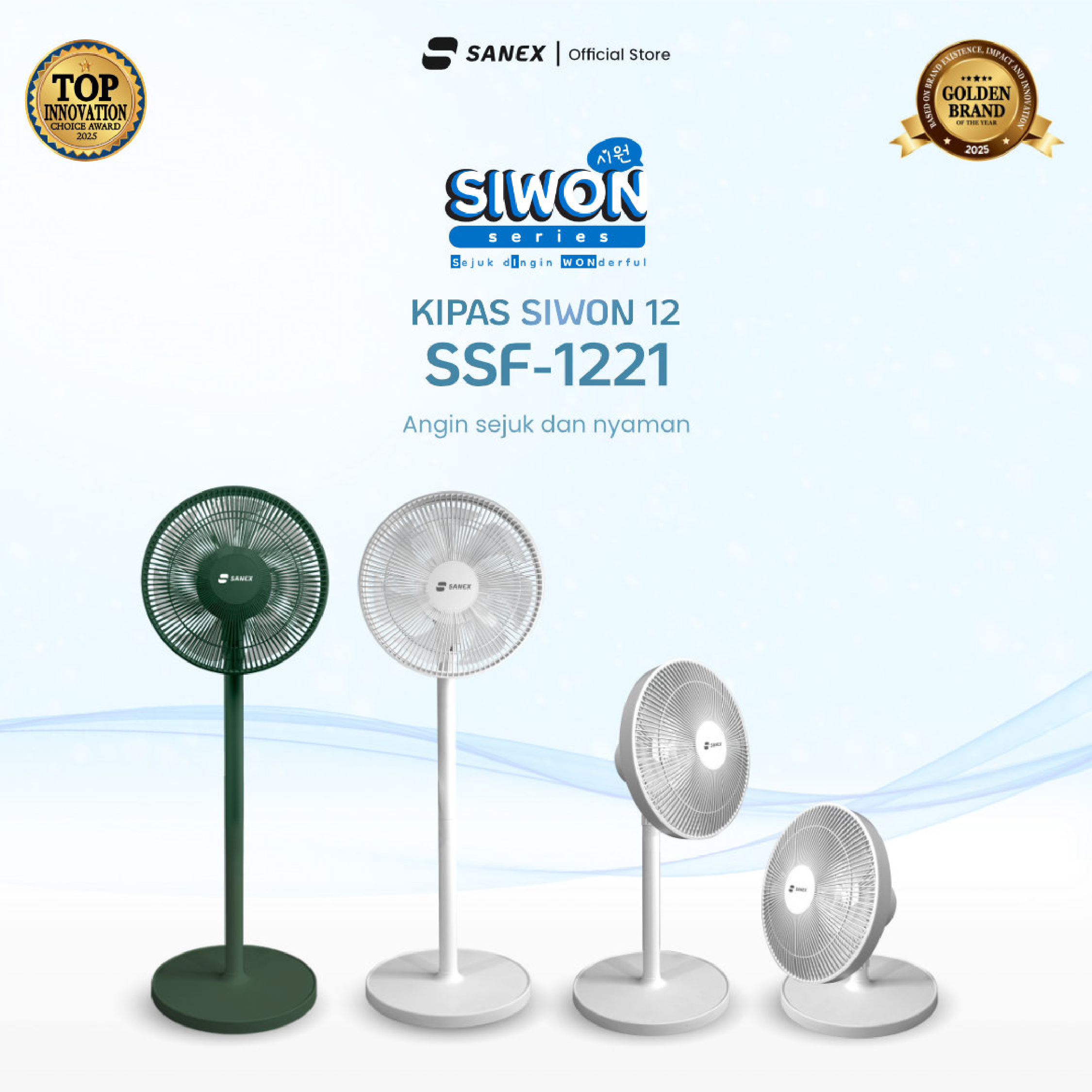 Jual SANEX Kipas Angin Siwon Standing Berdiri 3in1 12 Inch SSF-1221 ...