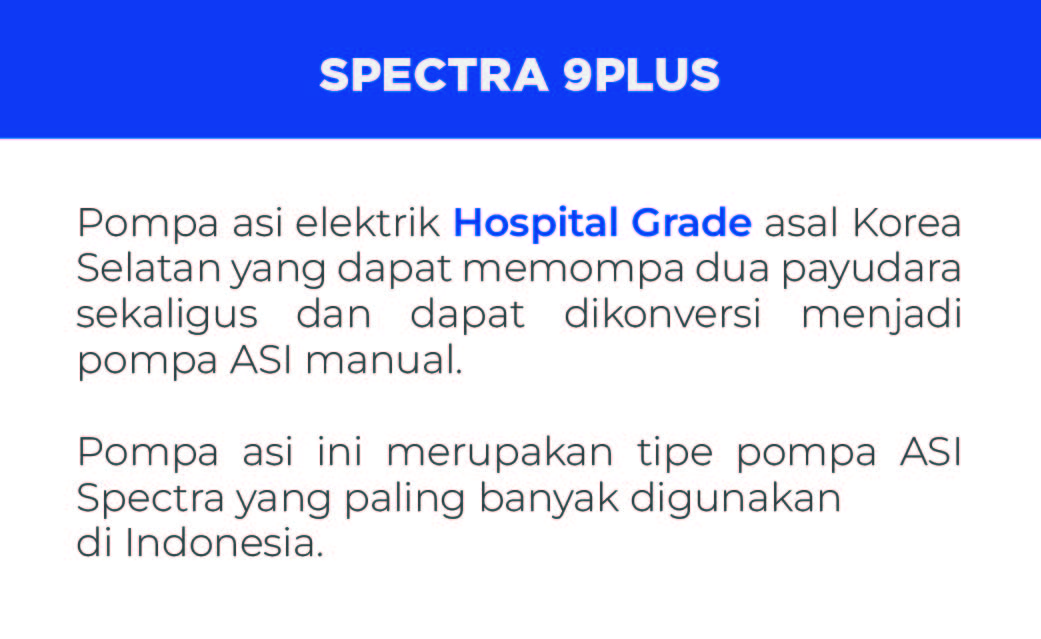 Jual Spectra 9Plus Double Electric Breastpump - Pompa Asi Elektrik ...