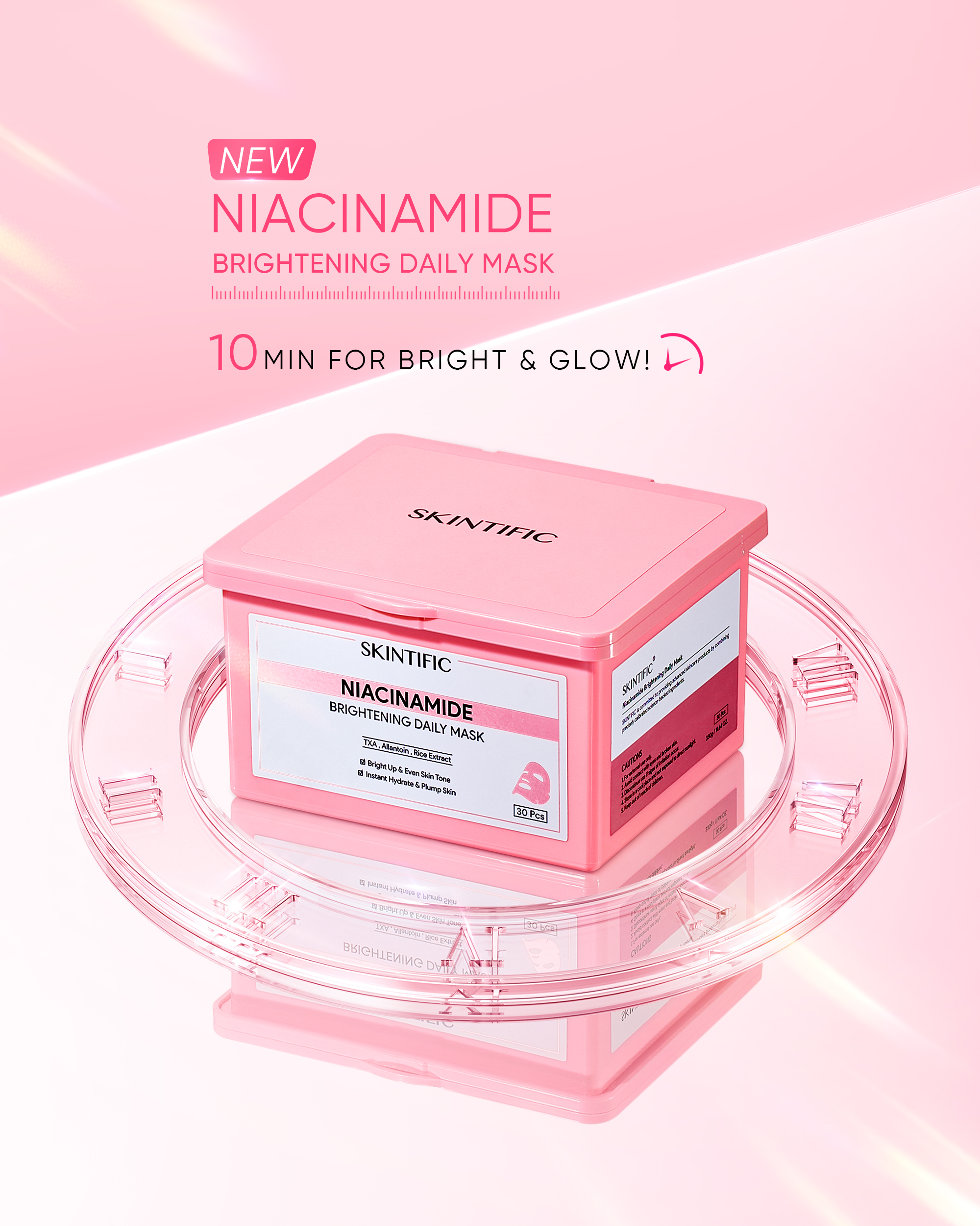 Jual SKINTIFIC - 2IN1 SKINCARE GLOWING SET | Niacinamide Brightening ...