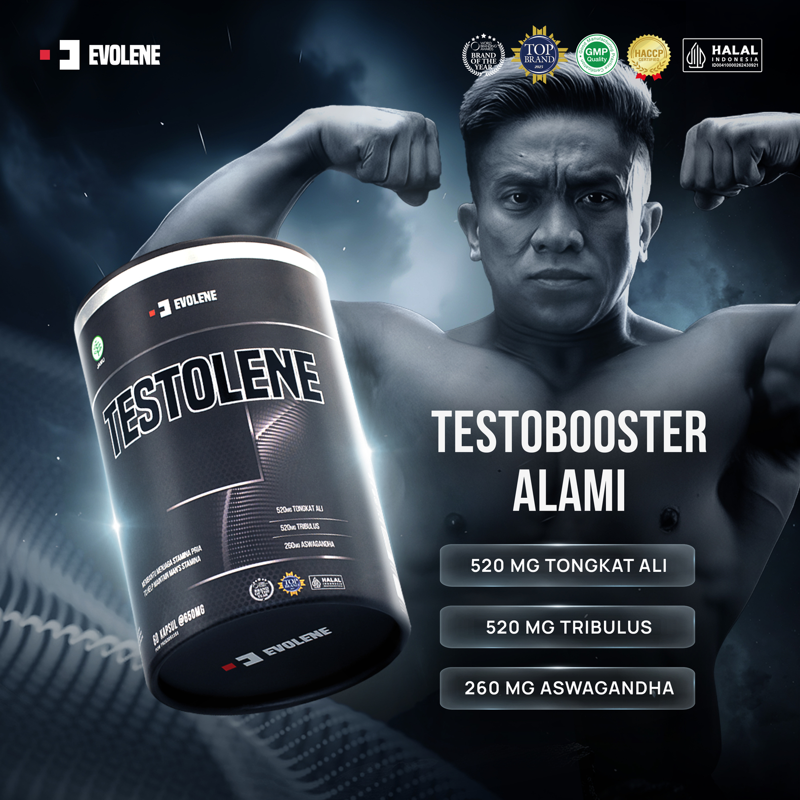 Jual Evoboost Testolene - Suplemen Fitness - Testosteron Booster ...