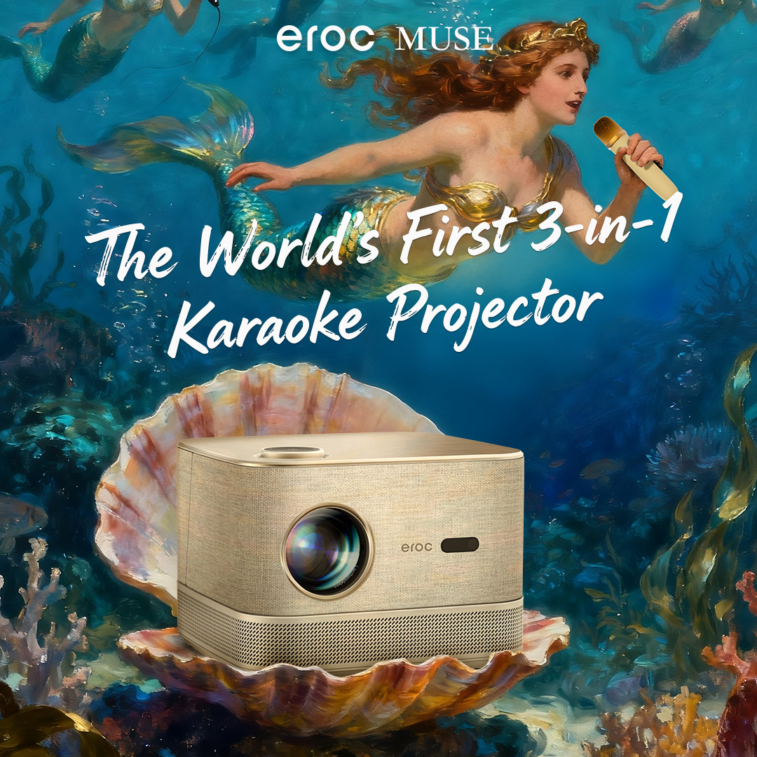 Jual Eroc Muse All-in-One Smart Projector Karaoke System - Smart TV ...