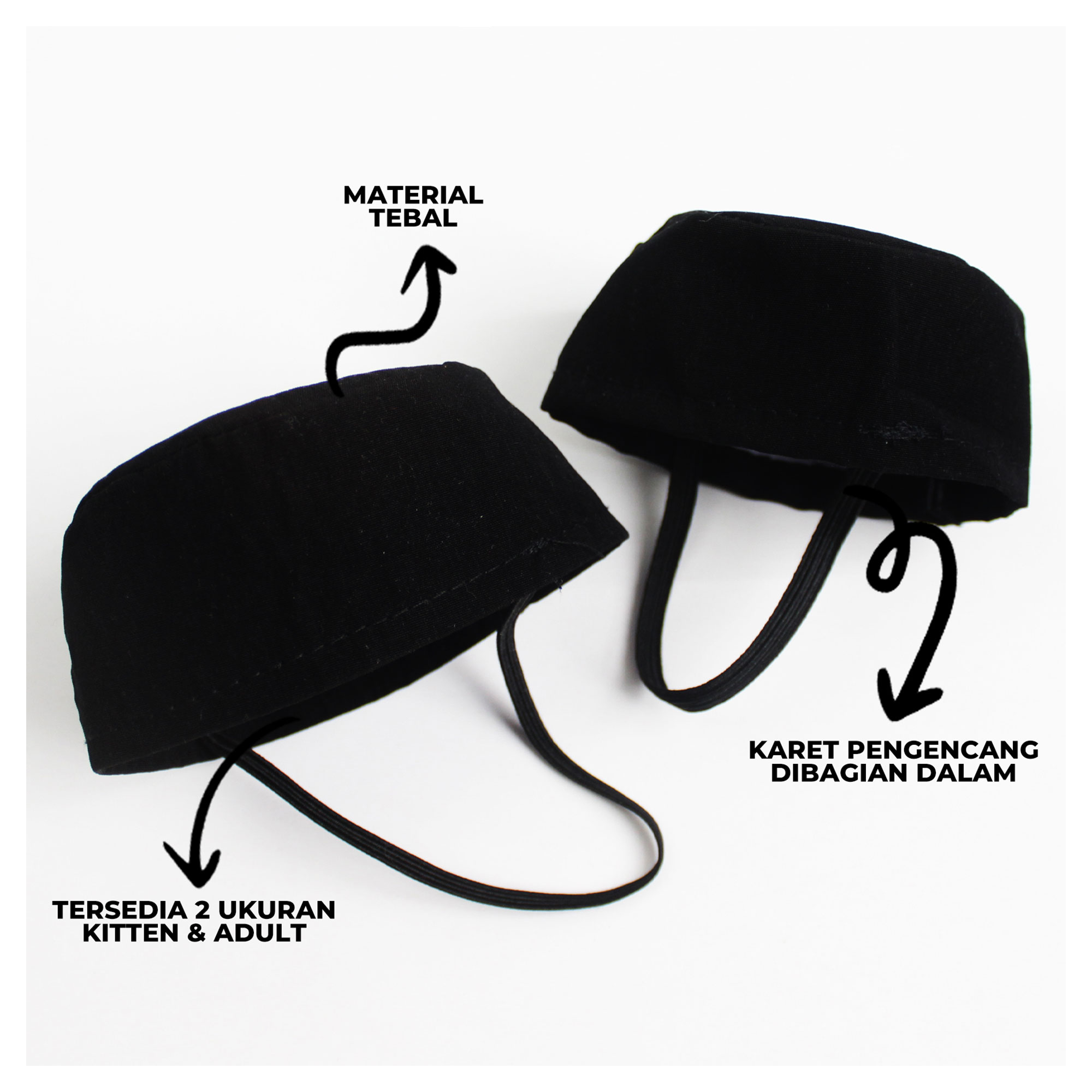 Jual Topi Kucing Peci Kucing Aksesoris Hewan Peliharaan - Peci Anabul ...