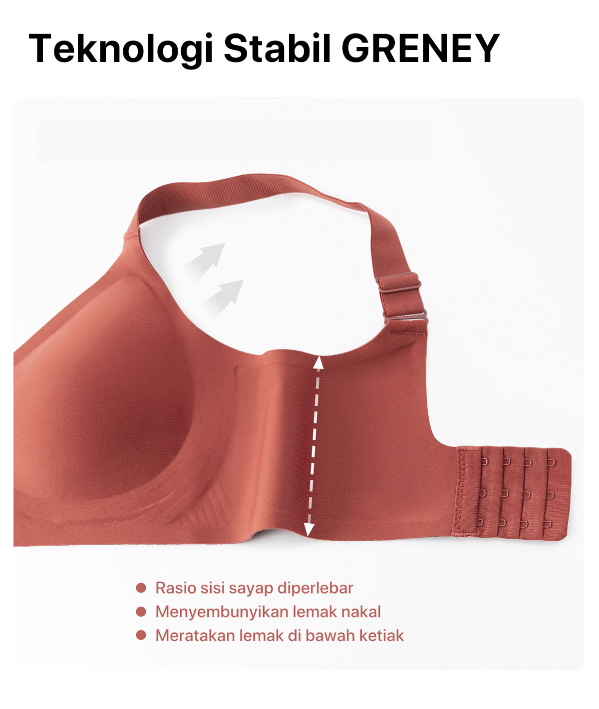 Jual GRENEY-Gbras-Bra Bigsize Tali Bra Lebar Bergesper Pakaian Dalam ...