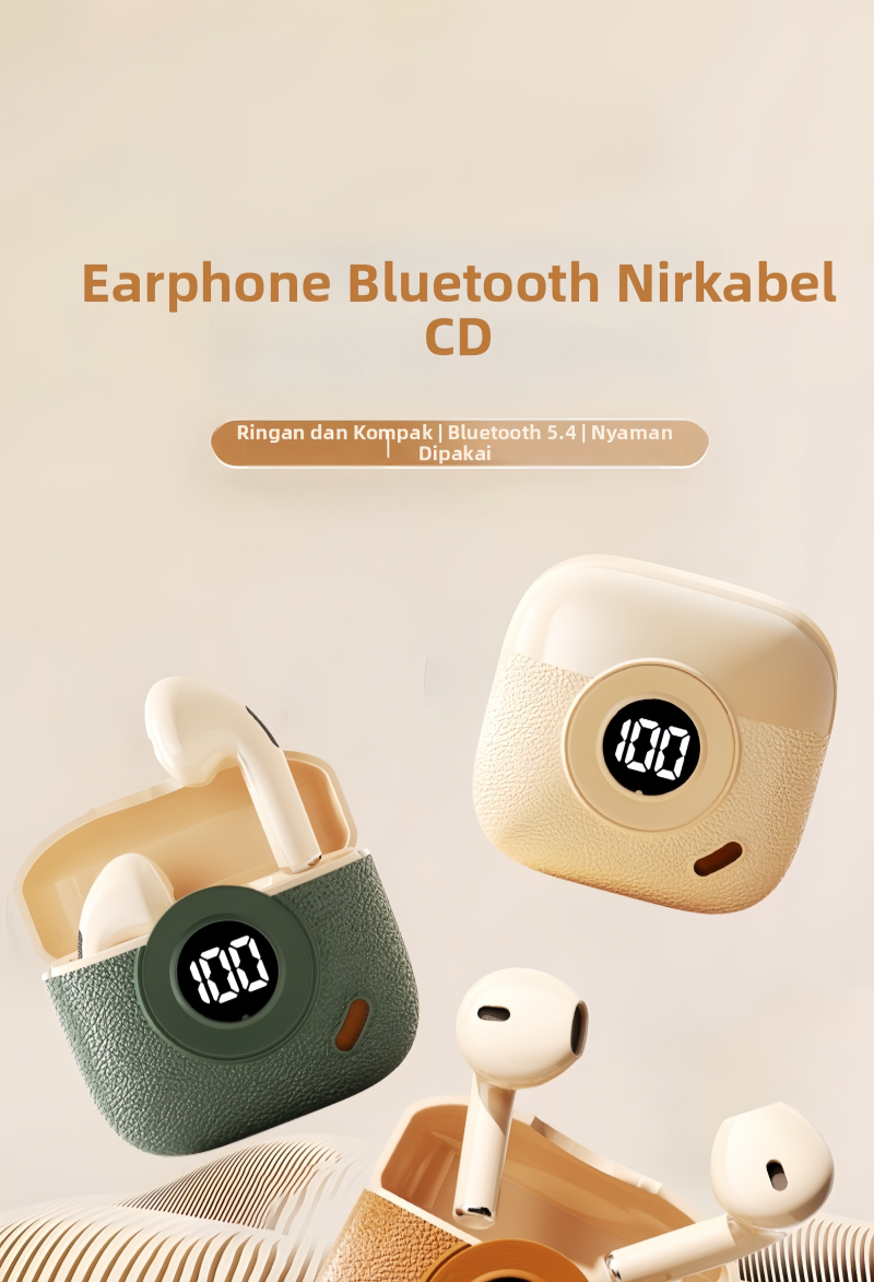 Jual GUKOO TWS Earphone Unik Desain Kamera & Kulit Premium - Bluetooth ...
