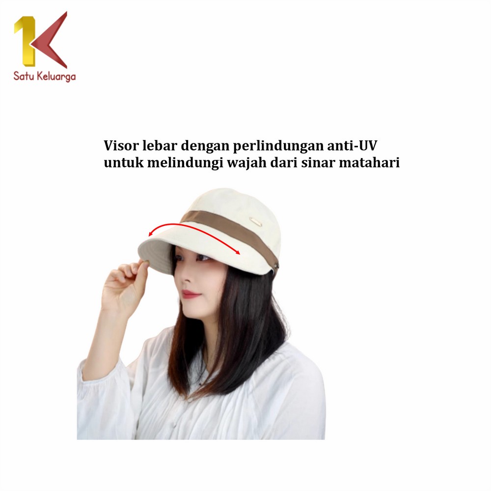 Jual Satu Keluarga Topi Anti UV P646 Topi Wanita Korea Fashion Dengan ...