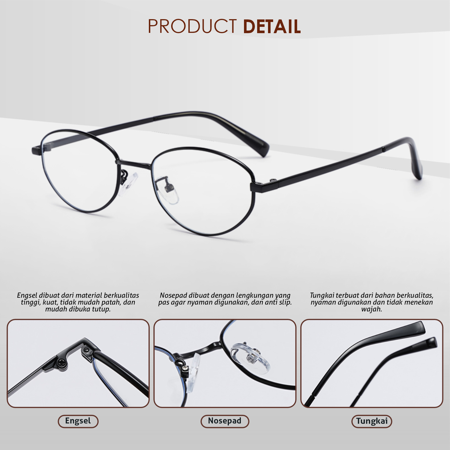Jual Colore.in Kacamata Titanium Photocromic Anti Radiasi Minus Fashion ...