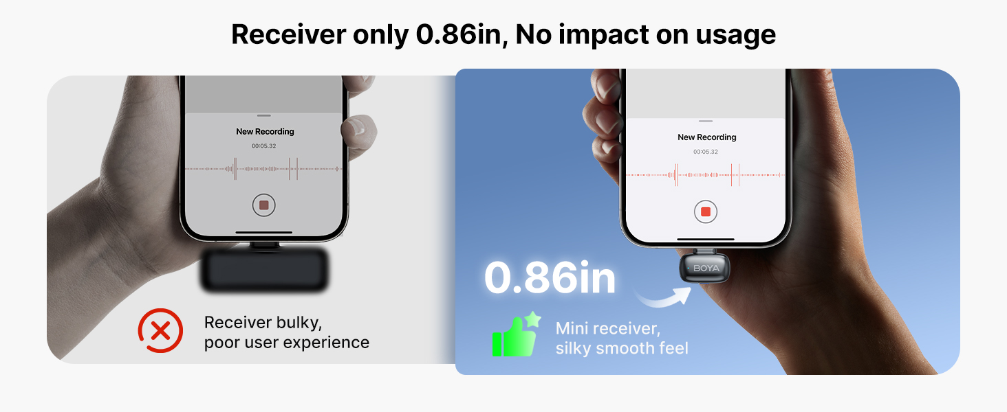 Jual BOYA Mini2 Clip On Mic Wireless Mikrofon AI Voice 30H Battery Life ...