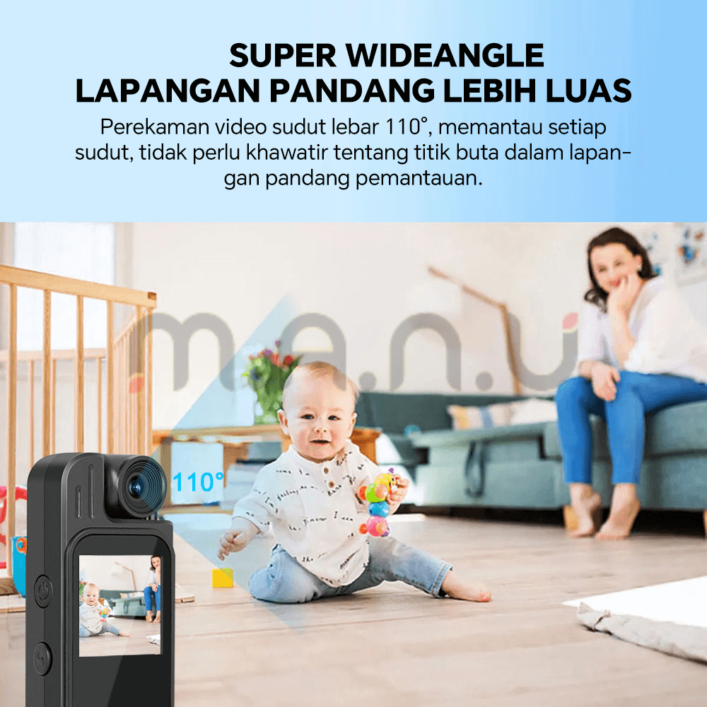 Jual Manu Mini Kamera HD 1080P Camcorder Layar 1.3" Dapat Diputar 180 ...