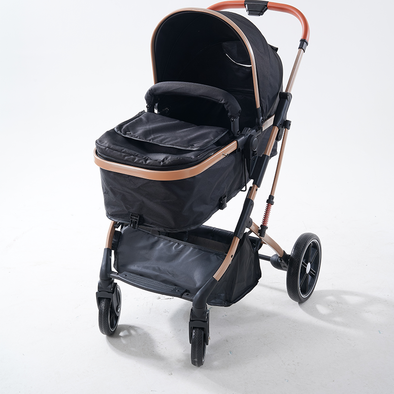 Jual BEIGE Stroller Bayi 2 Arah Lipat Rebah Penuh & Duduk Ringan Usia 0 ...