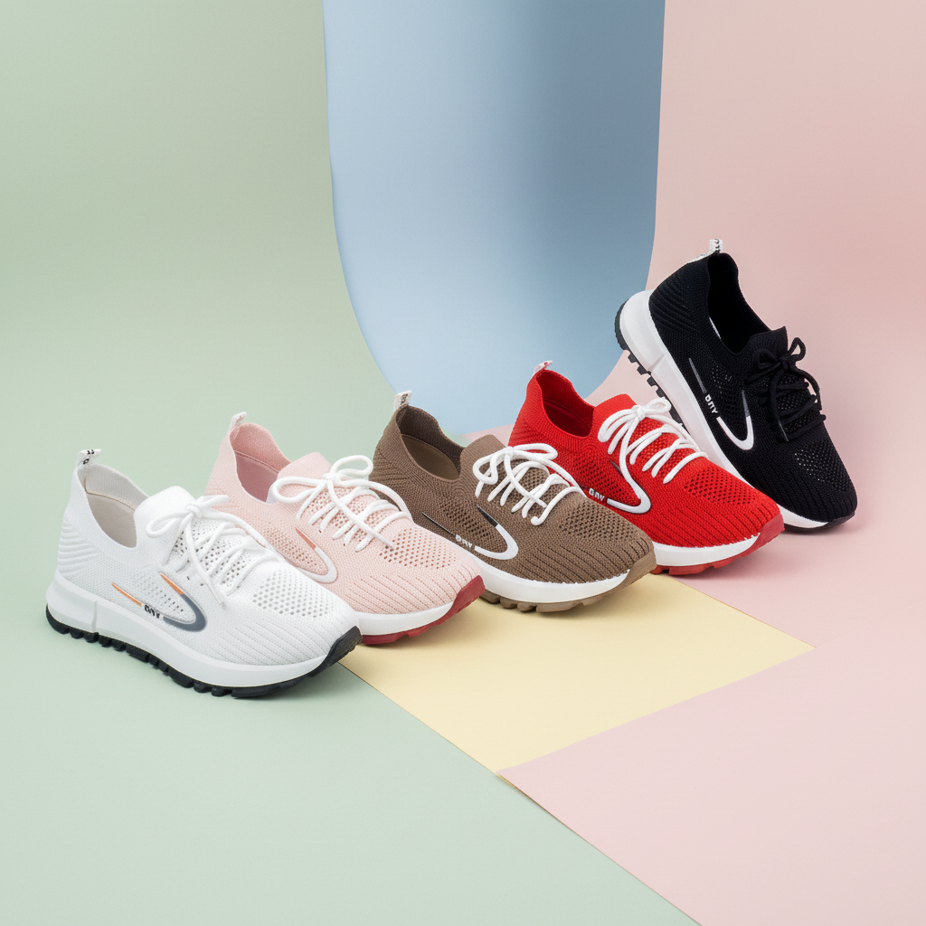 Jual Sepatu DNY Sepatu Olahraga Wanita Running Shoes Sneakers Ringan ...