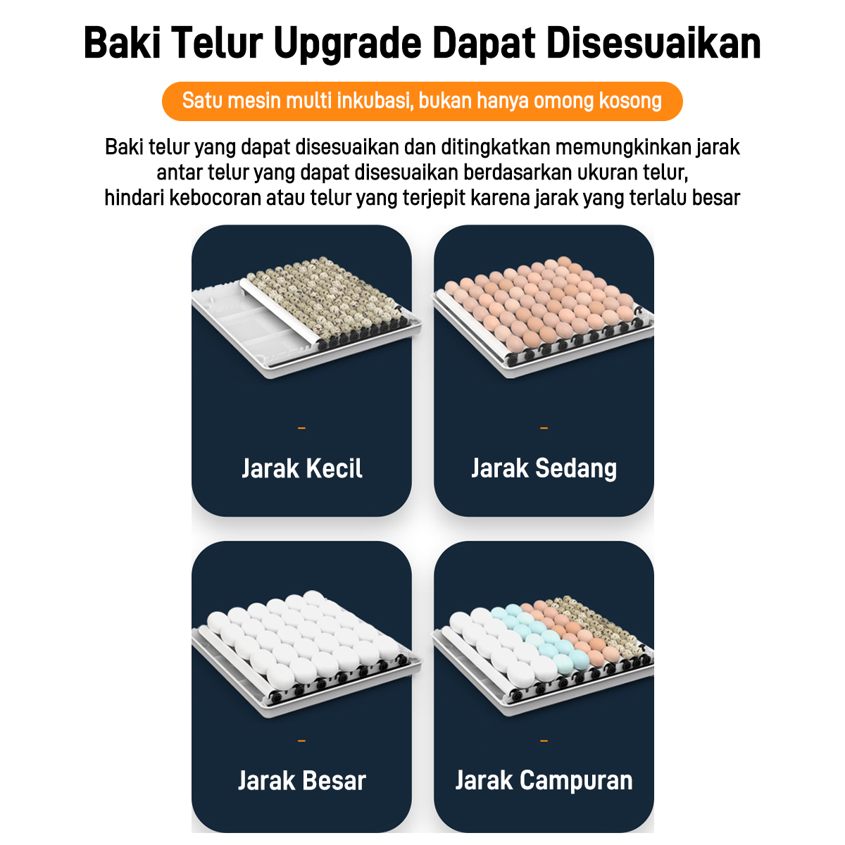 Jual Tonivaso Inkubator Telur Digital Full Otomatis | 12-130 Kapasitas ...