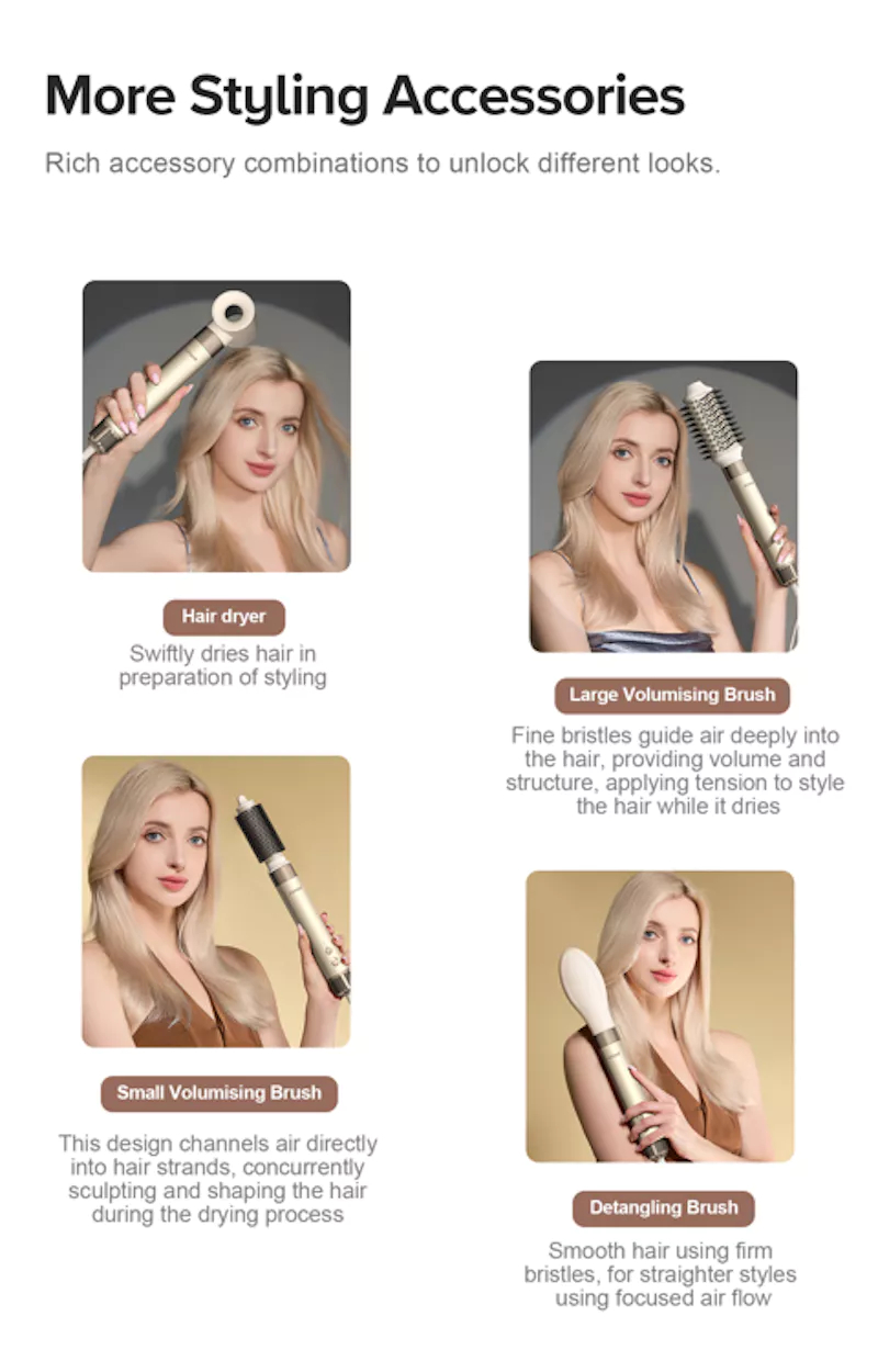 Jual [NEW LAUNCH] Airbot Aria HyperStyler High Speed Hair Dryer & Multi ...